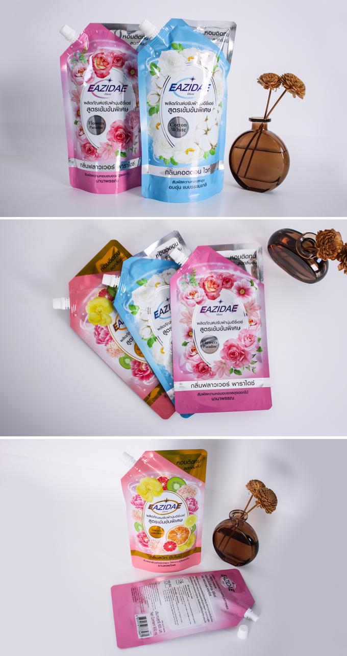 Portable Stand Up Detergent Packaging Pouch